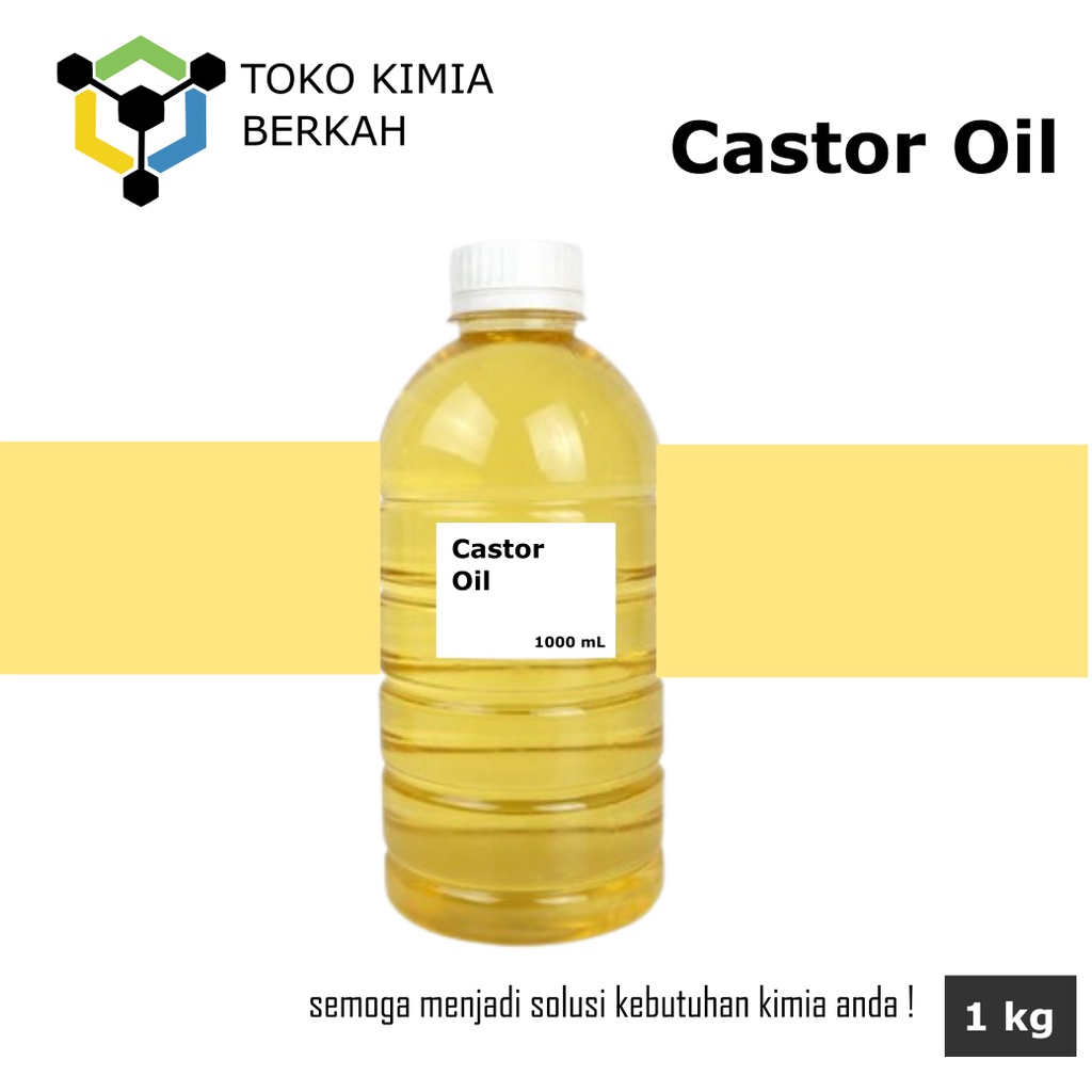 Jual Pure Castor Oil 1 Liter - Minyak Biji Jarak Murni 1 Liter - Cold ...