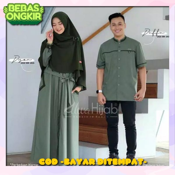 Jual Gms Couple Cwo Cwe Elegan Baju Kopel Remaja Modern Gamis Kopelan ...