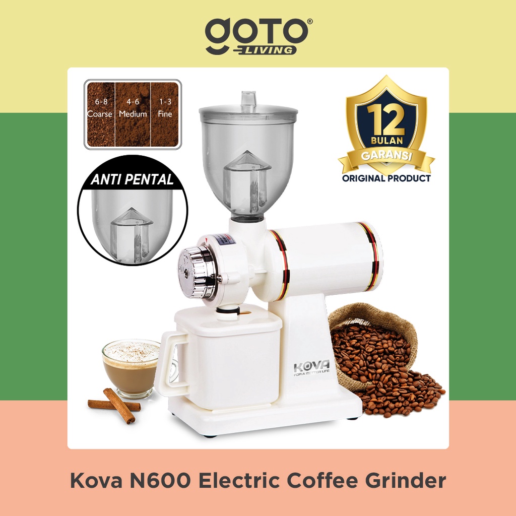 Jual Kova N600 Electric Coffee Grinder Maker Mesin Giling Biji Kopi ...