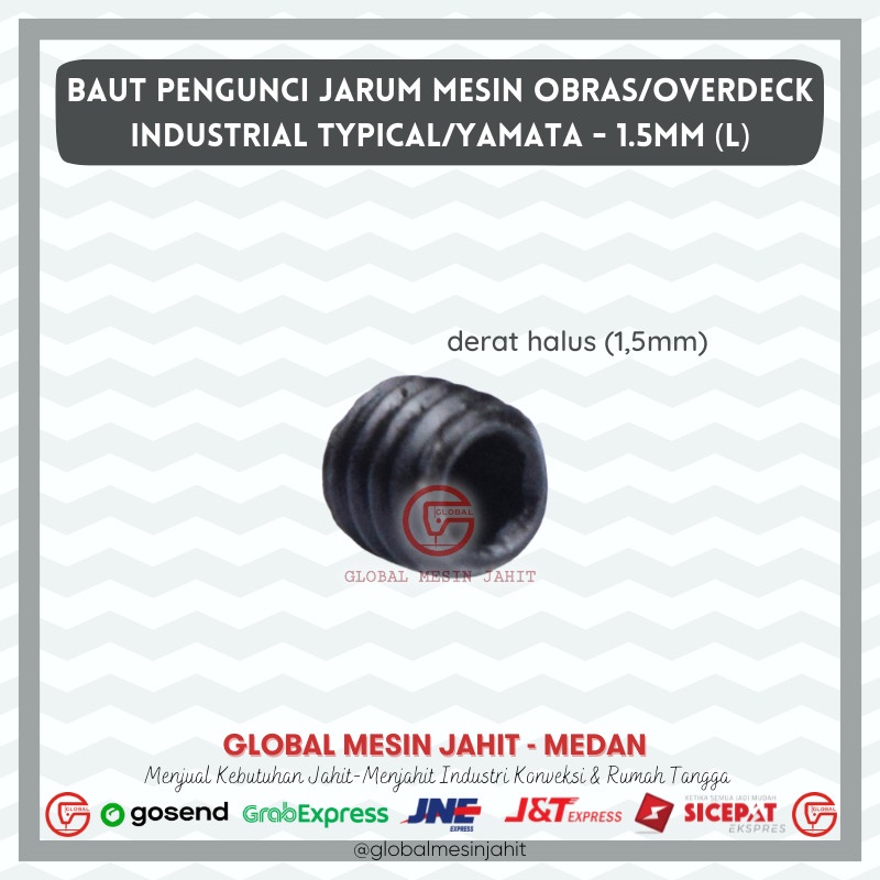Jual Baut Pengunci Ikat Jarum Kunci L Mesin Obras Overdeck Kamkut ...