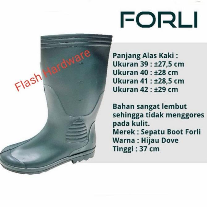 Jual SALE sepatu boot karet forli bot tinggi proyek banjir cor kebun ...