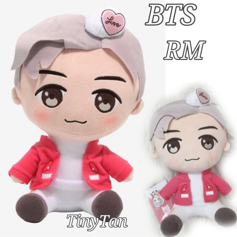 Jual bts tiny tan tinytan sitting plush doll boneka - RM namjoon version | Shopee Indonesia