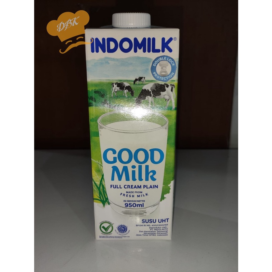 Jual INDOMILK susu cair 1lt full cream uht fullcream seperti diamond ...