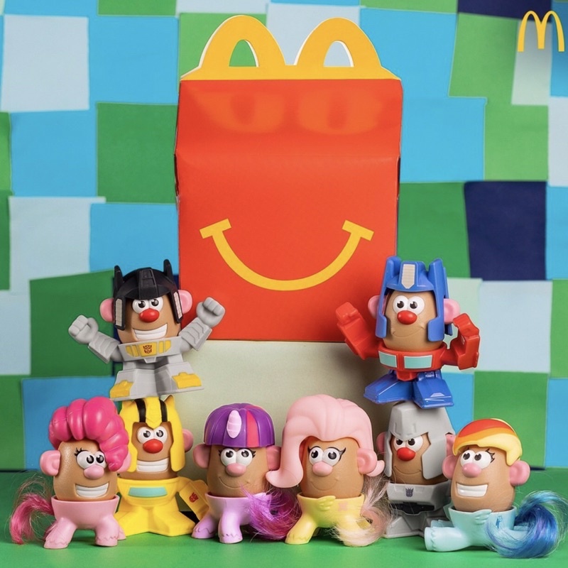 Jual Mainan Happy Meal McD Toys Potato Head Mash Up Transformers My little Pony Potatohead new ...