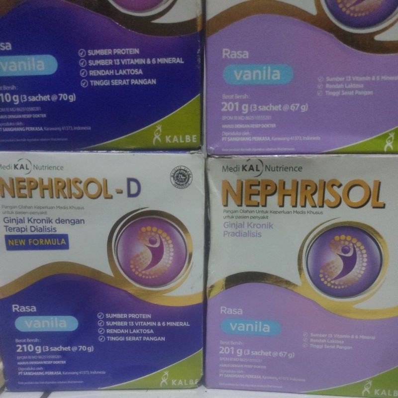 Jual NEPHRISOL-D & NEPHRISOL VANILA 201G | Shopee Indonesia