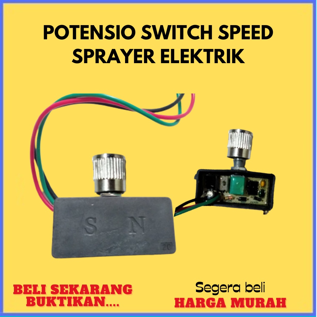 Jual Potensio Sprayer Elektrik 12 vol Pengatur Putaran Dinamo Pompa ...