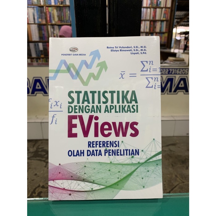 Jual Buku Statistika Dengan Aplikasi Eviews Referensi olah Data Penelitian Toko Buku Komputer ...