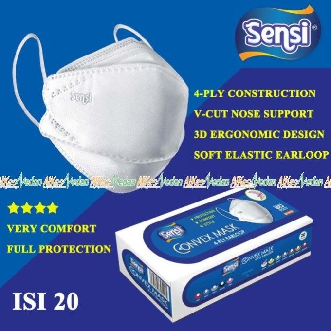 Harga sensi convex mask 4 ply isi 20 Terbaru Jan 2026 | BigGo Indonesia
