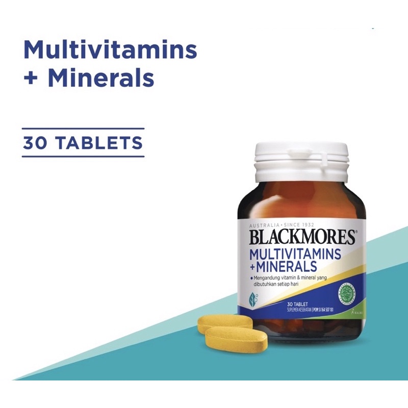 Jual Blackmores multivitamins + minerals isi 30 tablet | Shopee Indonesia