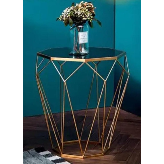 Jual Meja sudut ruang tamu,hexagonal,ongkir murah | Shopee Indonesia
