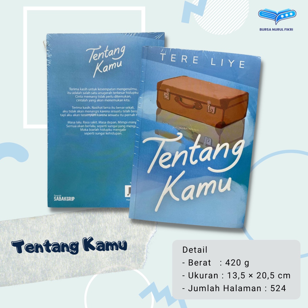 Jual Novel Tentang Kamu | Tere Liye Original | Shopee Indonesia