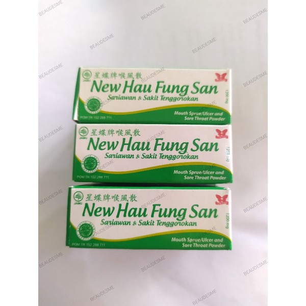 Jual hau fung san / au huang shua /obat sariawan /sakit tenggorokan ...