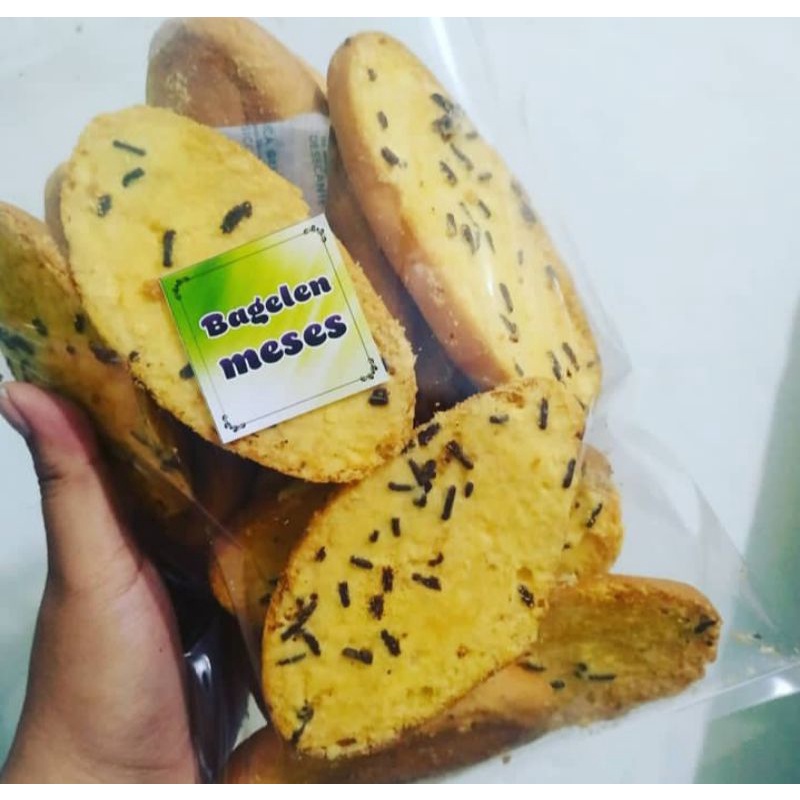 Jual 100gram BAGELAN MEISES MESSES BAGELAN ROTI KERING | Shopee Indonesia