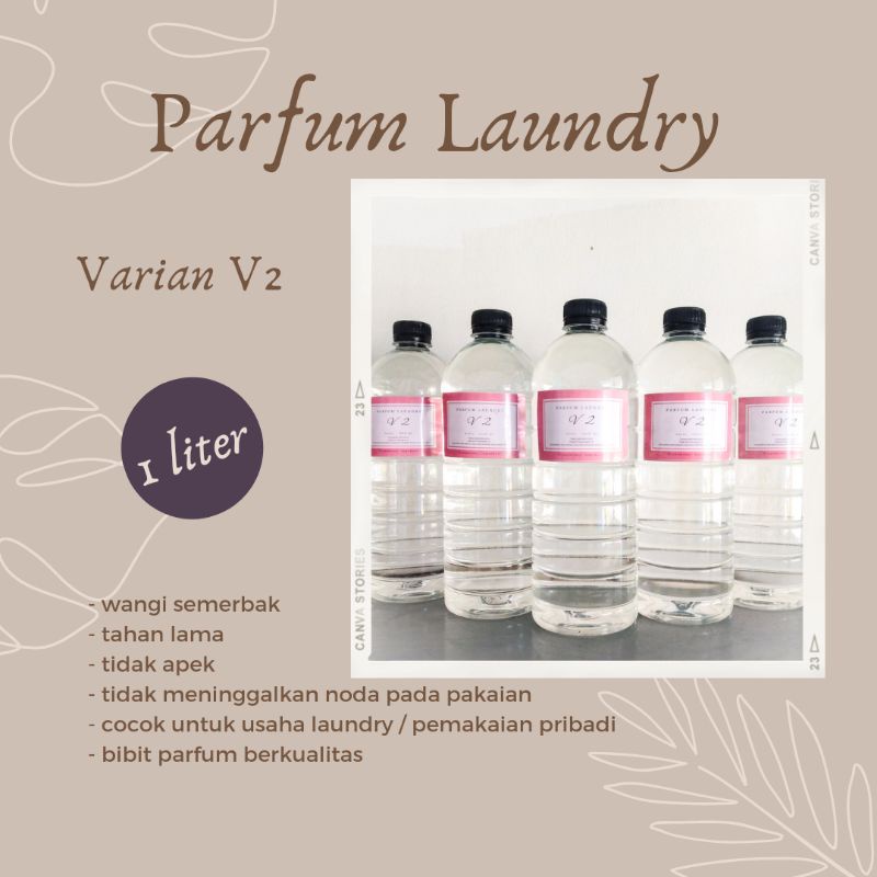 Jual PARFUM LAUNDRY VARIAN V2 1 LITER | Shopee Indonesia