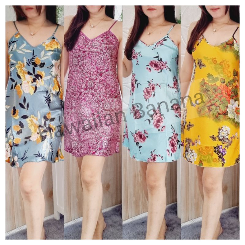 Jual HB FO - DASTER SATIN SATU TALI IMPORT BANYAK MOTIF / BAJU TIDUR ...