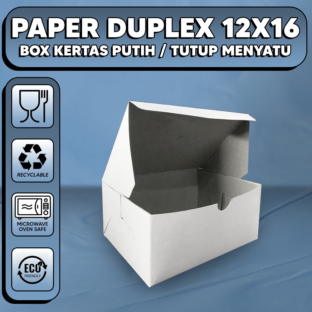 Jual SNACK BOX ACARA - SNACK BOX DUPLEX PUTIH - SNACK KATERING ALL SIZE ...