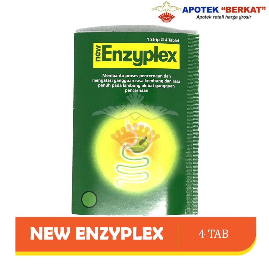 Jual NEW ENZYPLEX 1 STRIP 4 TABLET | Shopee Indonesia