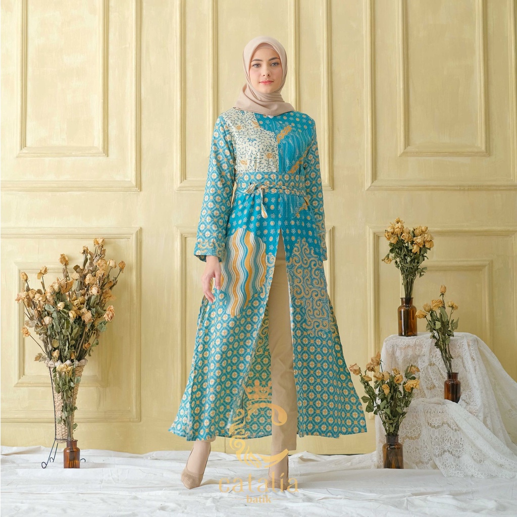 Jual Catalia Batik Dress Batik Khadra | Shopee Indonesia