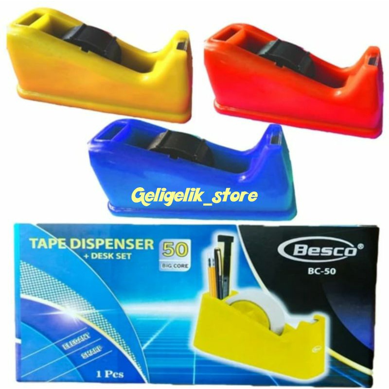 Jual Tape Dispenser Besar BESCO / Dispencer / Tempat Isolasi 1 Inch ...