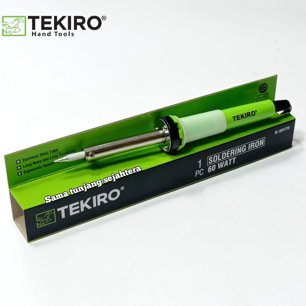 Jual TEKIRO SOLDER 60 WATT / SOLDERING IRON 60 W | Shopee Indonesia