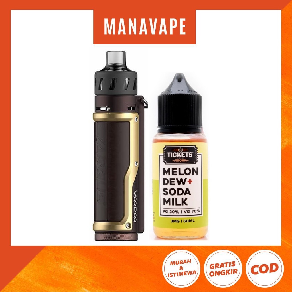 Jual ARGUS PRO 80W AUTHENTIC by VOOPOO + LIQUID TICKET 60ML | Shopee ...