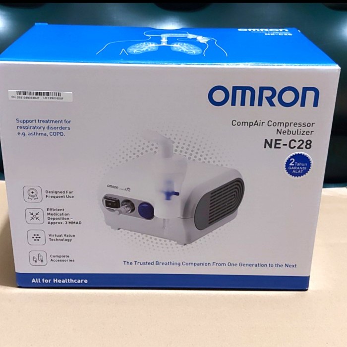 Jual omron nebulizer ne c28/ Nebulizer omron Murah omron nebu NE-C28 ...