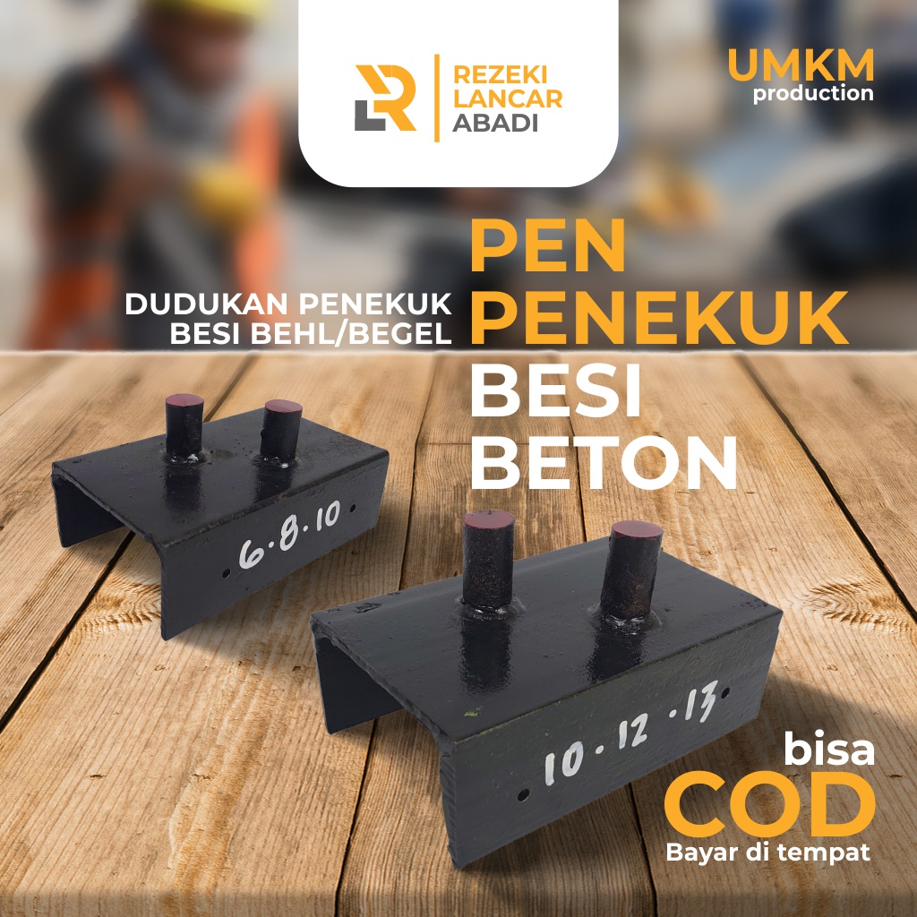Jual PEN PENEKUK BESI BETON / DUDUKAN PENEKUK BESI BEHL BEGEL 2 VARIAN ...