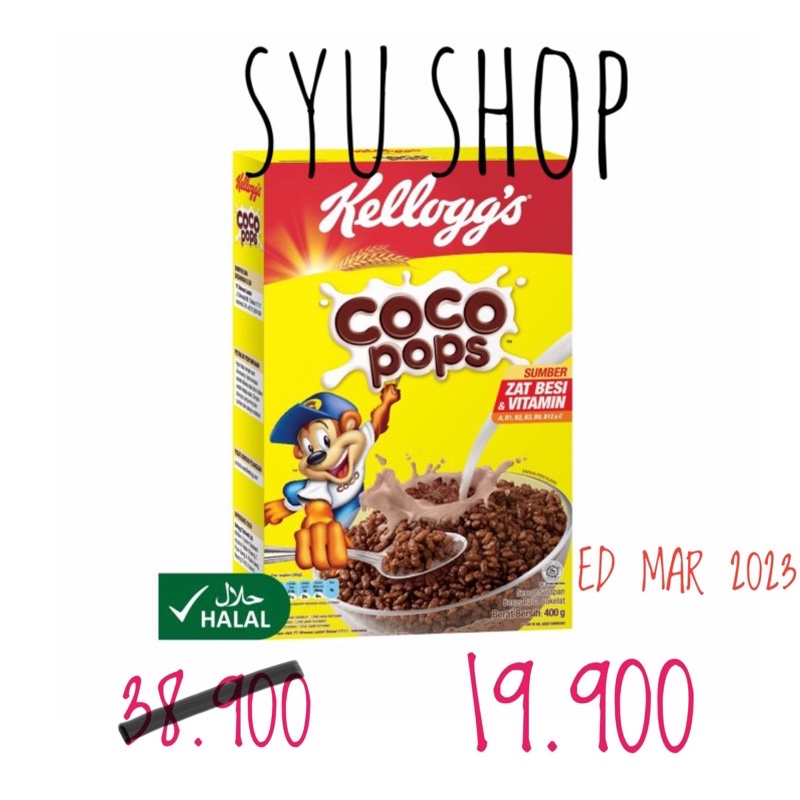 Jual Kelloggs kellogs froot loops frosties coco loops pops corn flakes ...