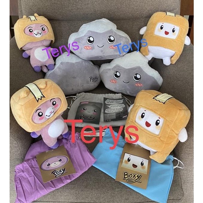 Jual Lankybox Foxy Boxy/Boneka Lankybox/Lanky Foxy/Lanky Boxy/Boneka ...