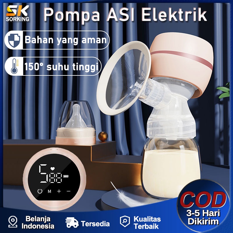 Jual Pompa ASI Elektrik Portable Tanpa Rasa Sakit Painless/ Rechargeable Single Electric Breast ...