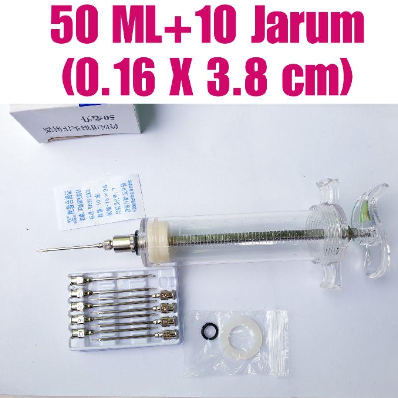 Jual Alat perawatan hewan spoit sapi 50Ml spuit jarum besar alat ternak ...
