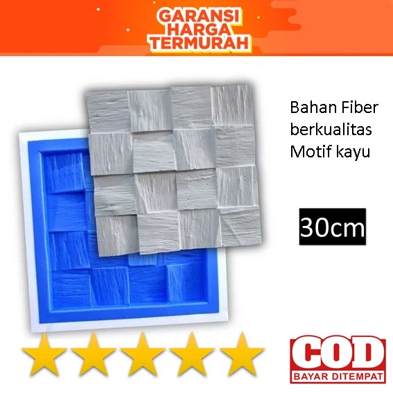 Jual cetakan 3d wall panel bahan fiber / cetakan wallpanel / cetakan ...