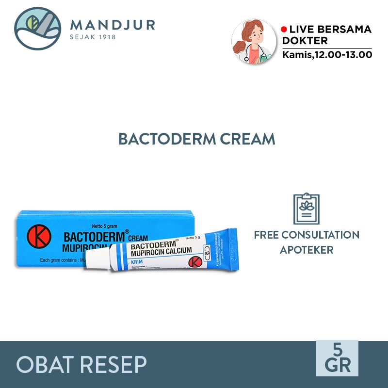 Jual Bactoderm 2% Cream 5 Gram | Shopee Indonesia
