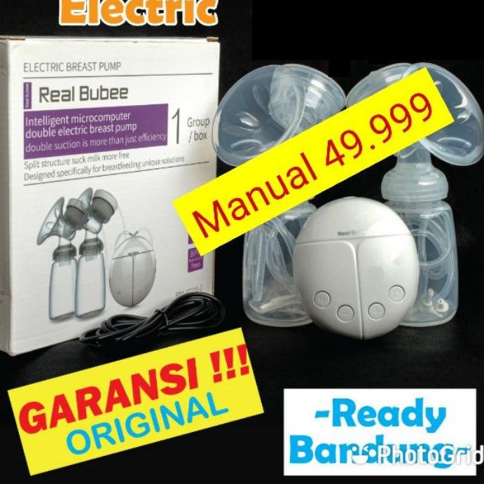 Jual Terjamin Real Bubee Breast Pump Pompa ASI Manual & Elektrik BPA Free Berkualitas Breast ...