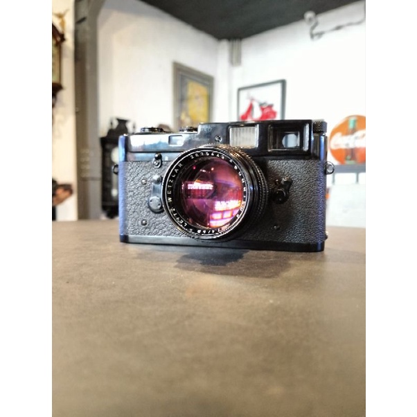 Jual Leica M2 with self timer black paint custom body only | Shopee Indonesia