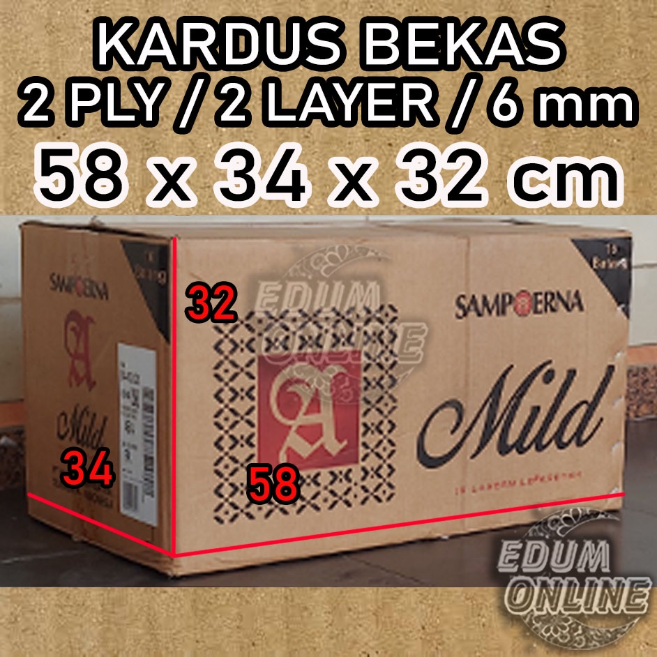 Jual Kardus Polos 2 layer 1 layer Kuat Tebal Box Pindahan Dynaplast ...