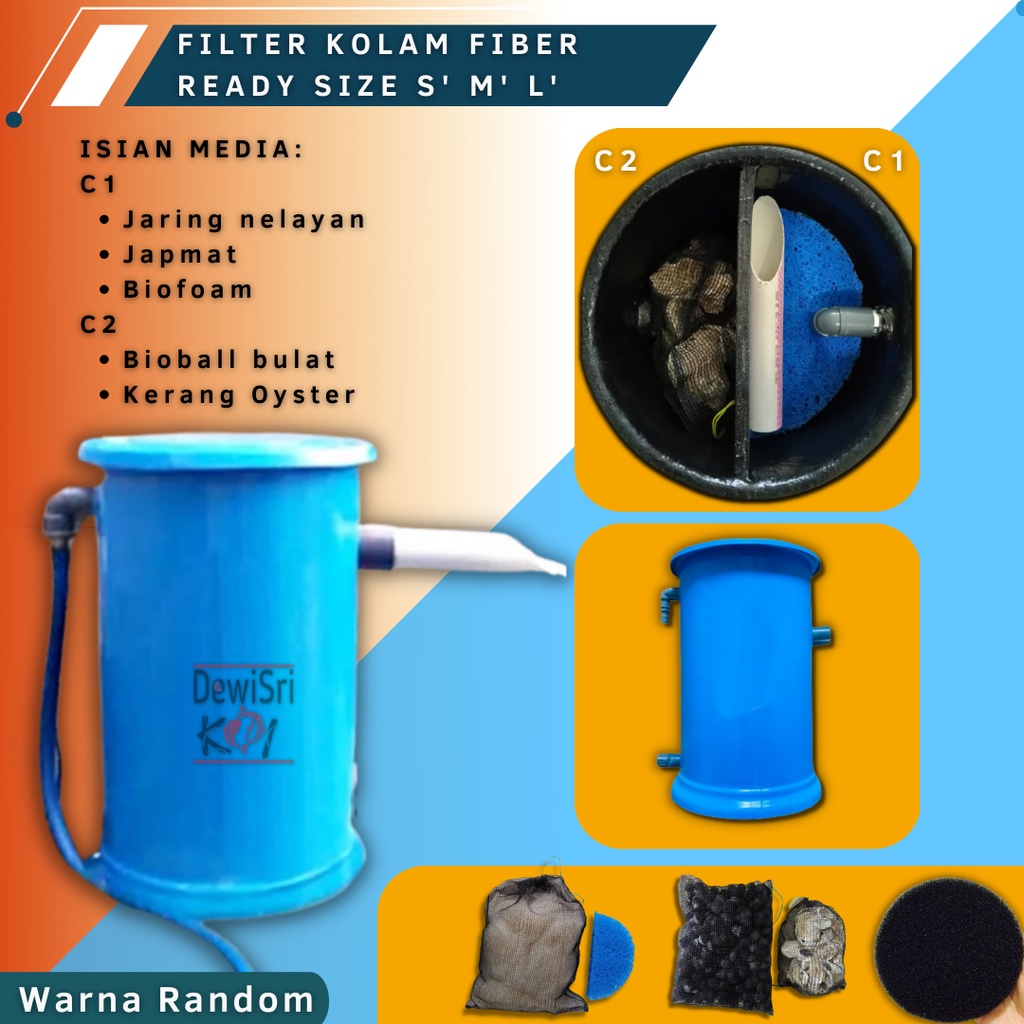 Jual Media Filter TONG ISI Tabung Chamber Kolam Ikan External Fiber ...