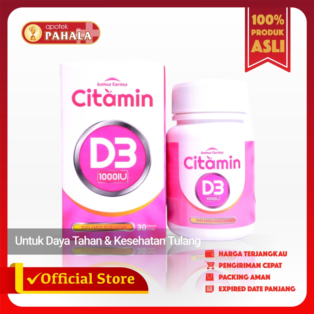 Jual Citamin D3 1000 IU dan Citamin C Plus 1000mg | Untuk daya tahan tubuh dan kesehatan tulang ...