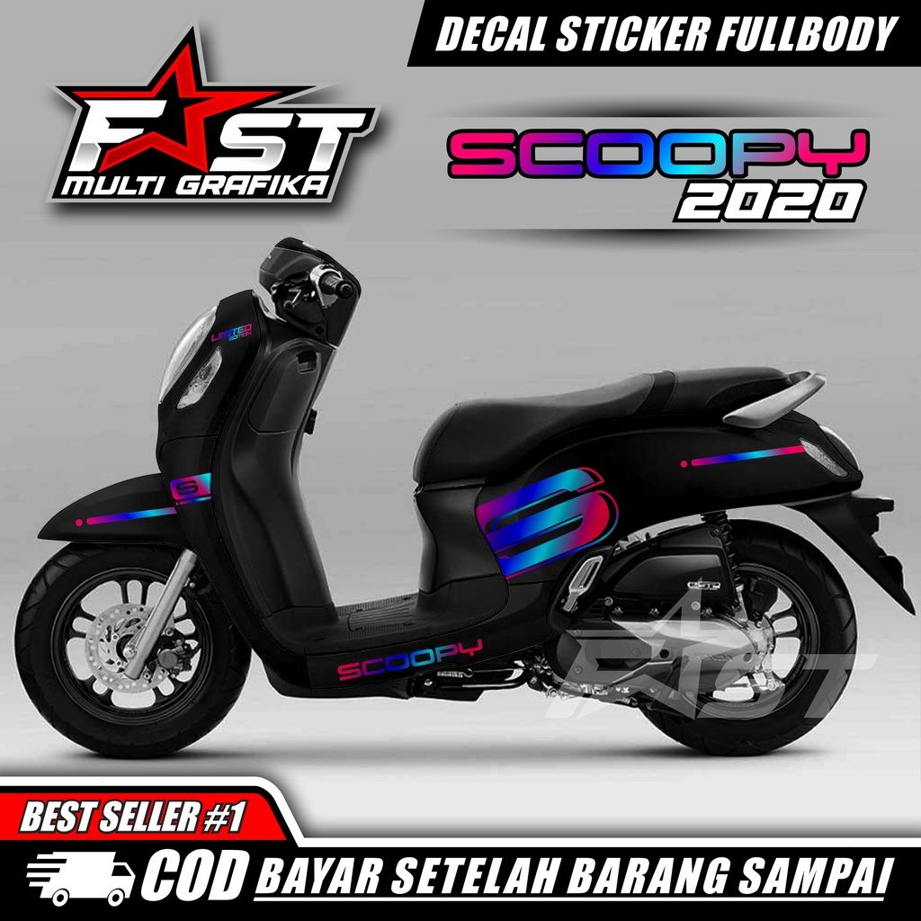 Jual DECAL SCOOPY NEW 2020 FULL BODY ANTI LUNTUR BISA COD Decal Stiker ...