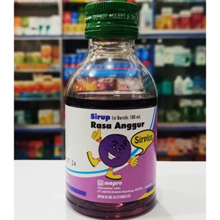 Jual Sirplus Sirup Pemanis Obat Anak Mepro 100 ml Rasa Anggur | Shopee ...