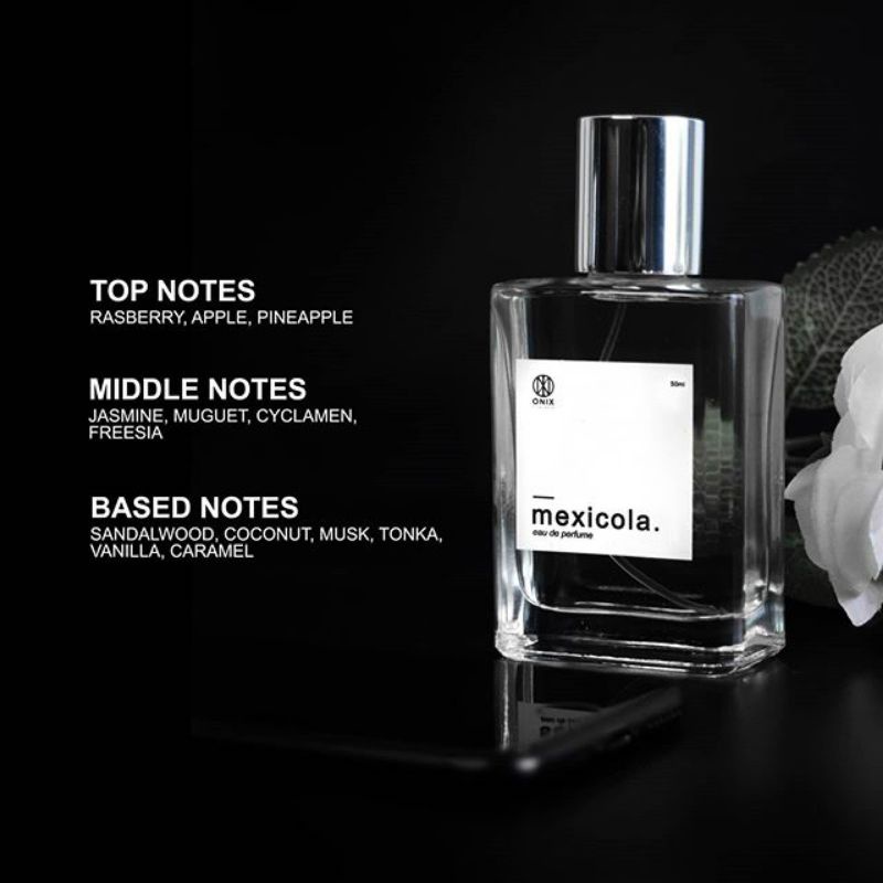 Jual ONIX MEXICOLA perfume for men || fresh grape cinnamon|| kemasan ...