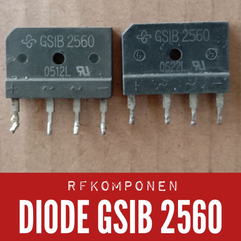 Jual DIODE SISIR GSIB 2560 (25A 600V) | Shopee Indonesia