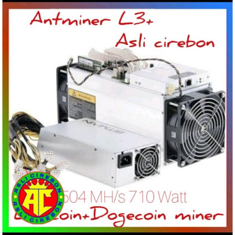 Jual Asic Miner Antminer L3+ Mesin Mining Doge Ltc | Shopee Indonesia