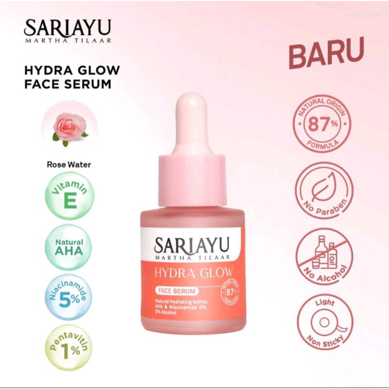 Jual SARIAYU HYDRA GLOW FACE SERUM /SERUM MUKA | Shopee Indonesia