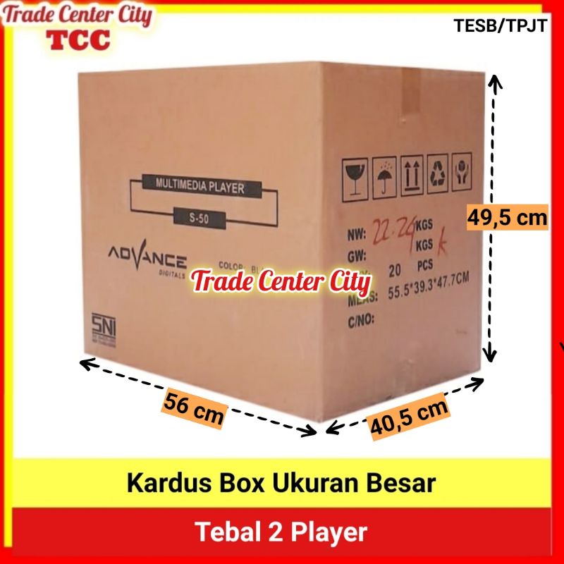 Jual 2 Layer Kardus Box Packing Besar dan Tebal 2 Player / 2 Layer = 6 ...