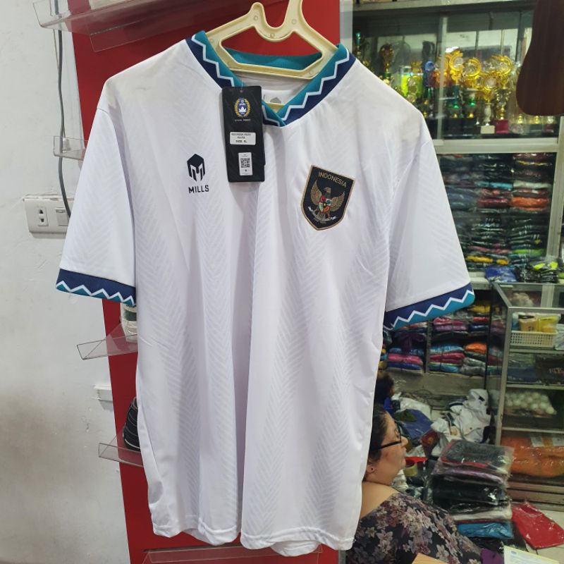 Jual Mills Jersey Baju Tim Nasional Indonesia | Shopee Indonesia