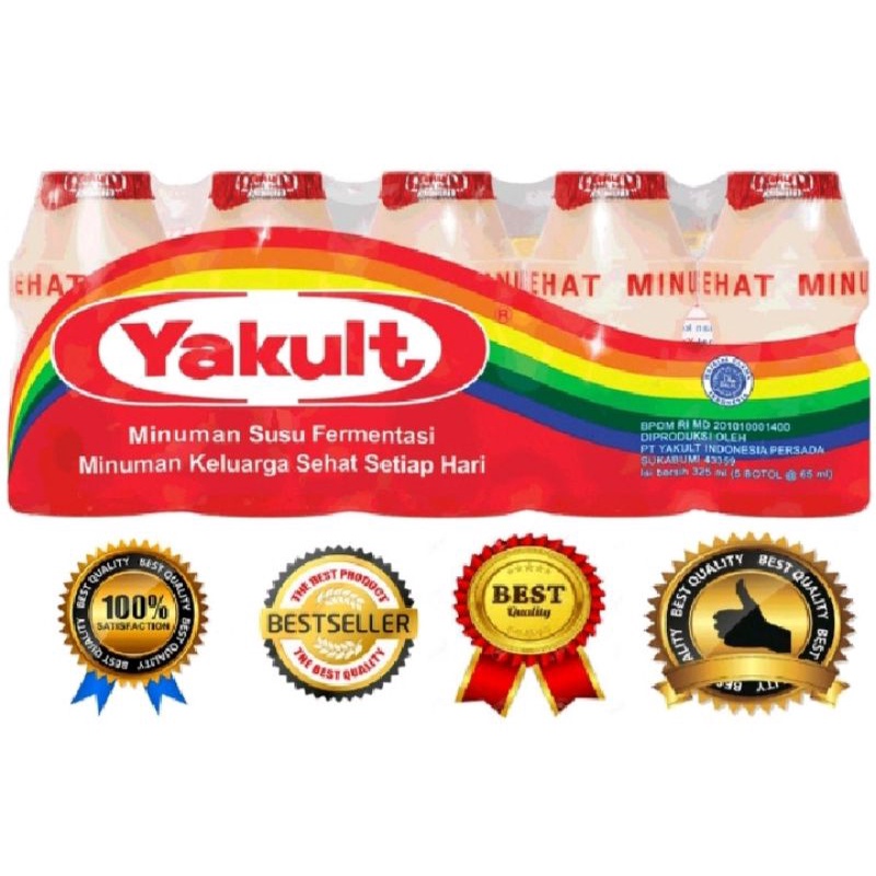 Jual YAKULT 1PACK ISI 5 BOTOL@65ML, MINUMAN KESEHATAN, YAKURUTO ...