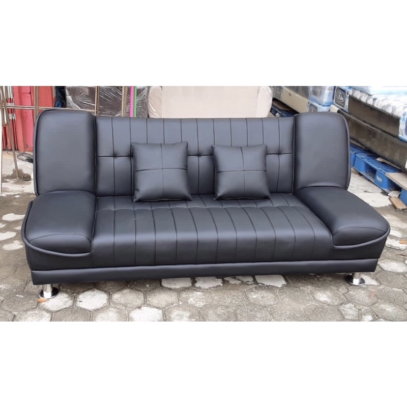 Jual Sofa Bed 119 Morres Oscar Hitam | Shopee Indonesia