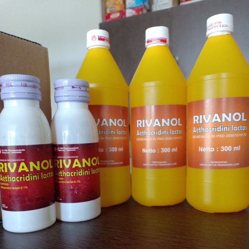 Jual Rivanol Revanol PT Pim 100 ml / 300 ml - Antiseptik Pencuci Luka ...