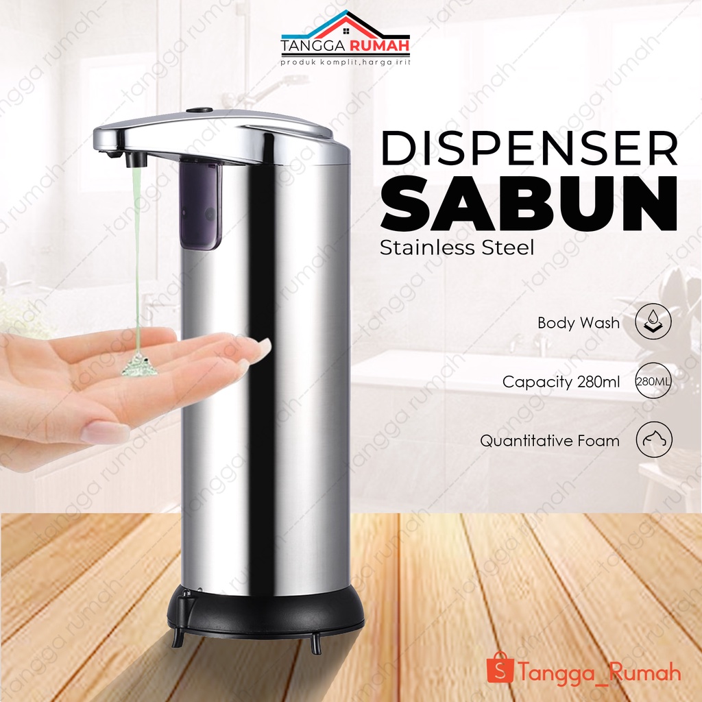 Jual Tempat / Wadah / Soap Dispenser Sabun / Shampoo Otomatis Elektrik ...